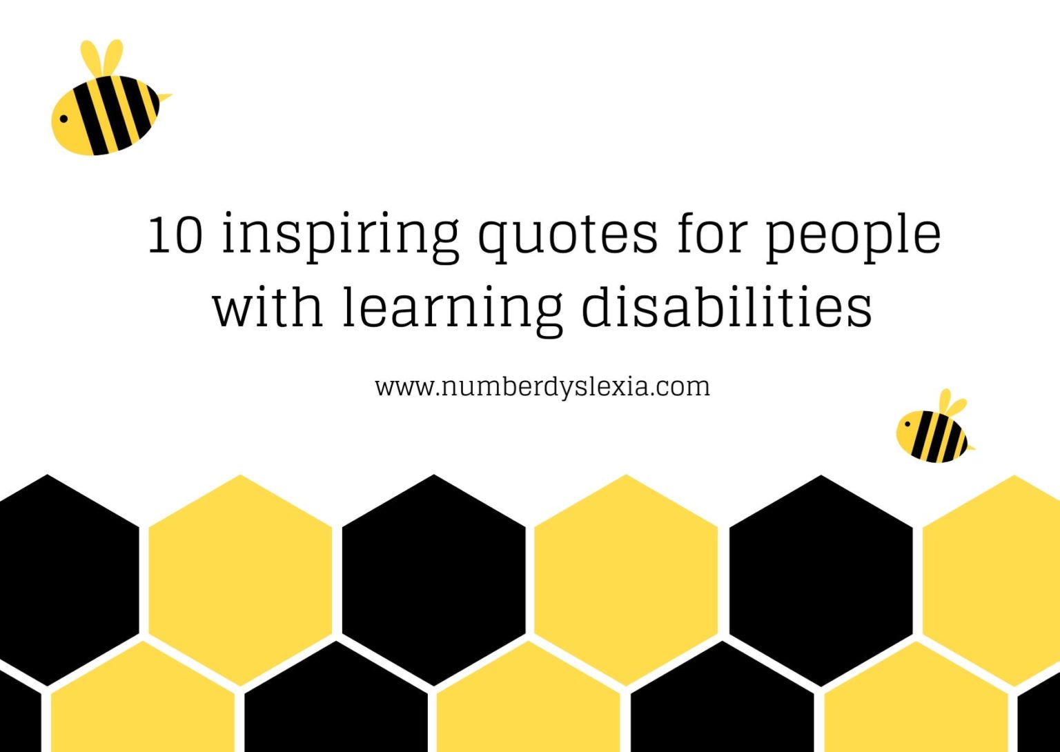 10 inspiring quotes for people with learning disabilities - Number Dyslexia