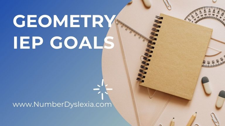 Measurable IEP Goals for Geometry - Number Dyslexia