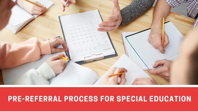 Complete Steps For Pre-referral Process In Special Education - Number ...
