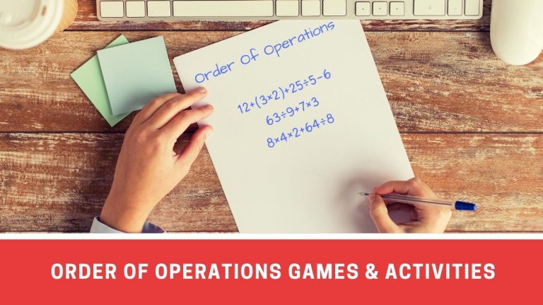 7 Games And Activities For Learning Order Of Operations - Number Dyslexia