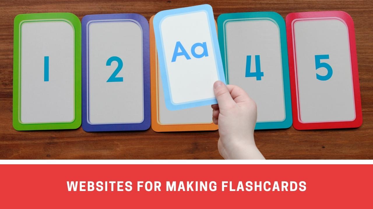 7 Websites For Making Creative Flashcards Online Number Dyslexia