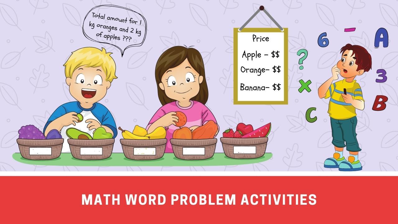 10 Fun Math Word Problem Activities Number Dyslexia