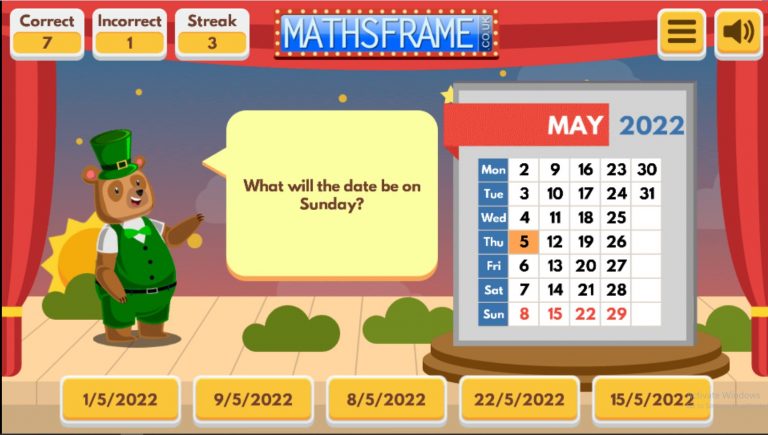 9 Fun Calendar Games For Kids To Play Online - Number Dyslexia