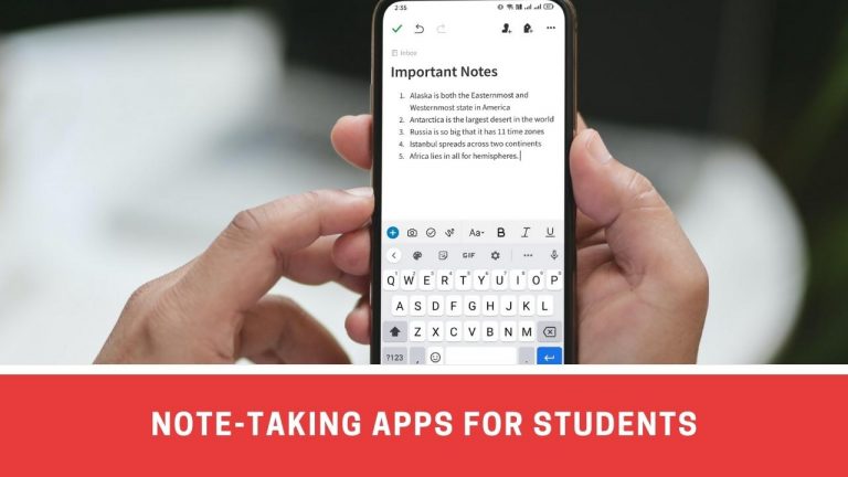 Top 12 Innovative Note-Taking Apps For Students - Number Dyslexia