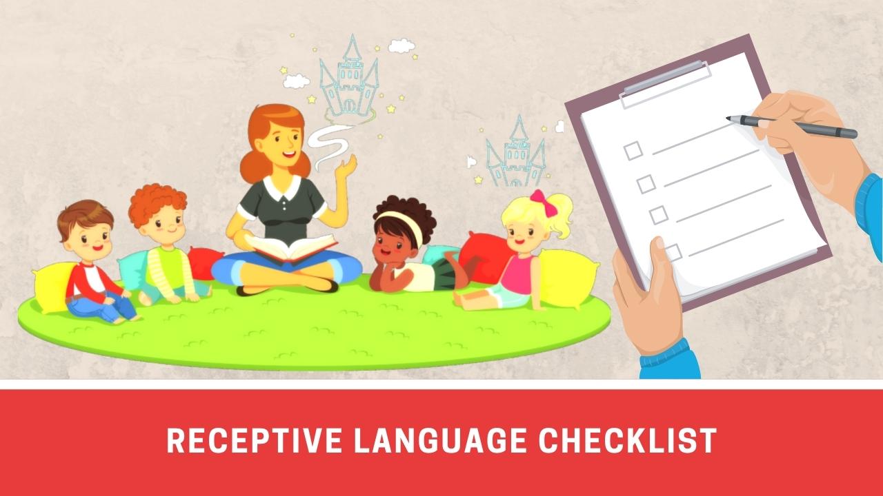 Receptive Language Skills Checklist PDF Included Number Dyslexia