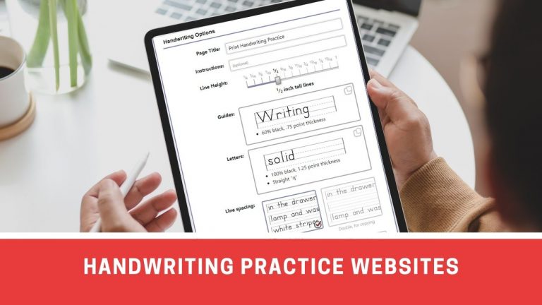 Top 8 Websites To Practice Handwriting Online - Number Dyslexia