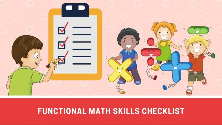 Printable Functional Math Checklist PDF Included Number Dyslexia