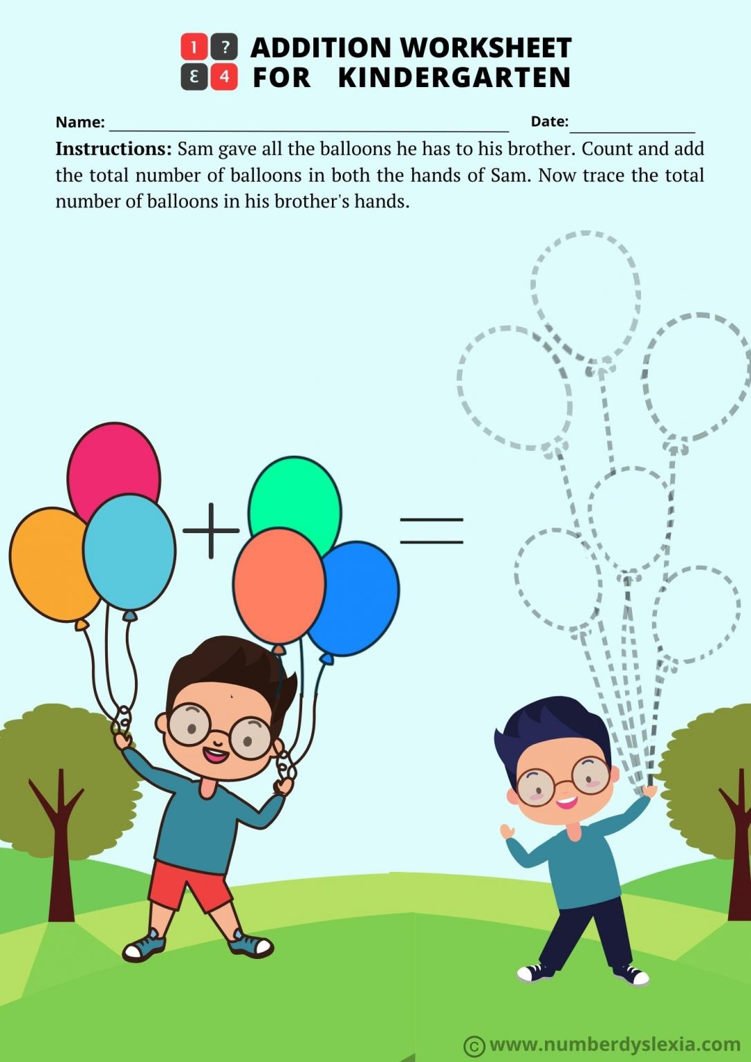 Printable Addition And Subtraction Worksheets For Kindergarteners [PDF ...