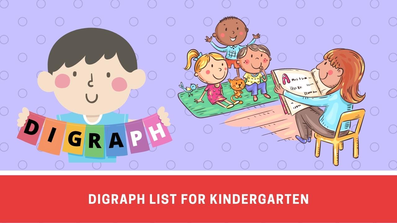 Printable Digraphs List For Kindergarten PDF Included Number Dyslexia