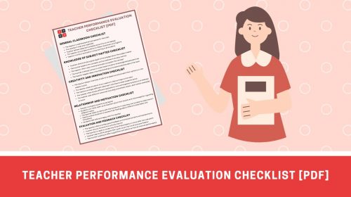 Printable Teacher Performance Evaluation Checklist [PDF Included ...