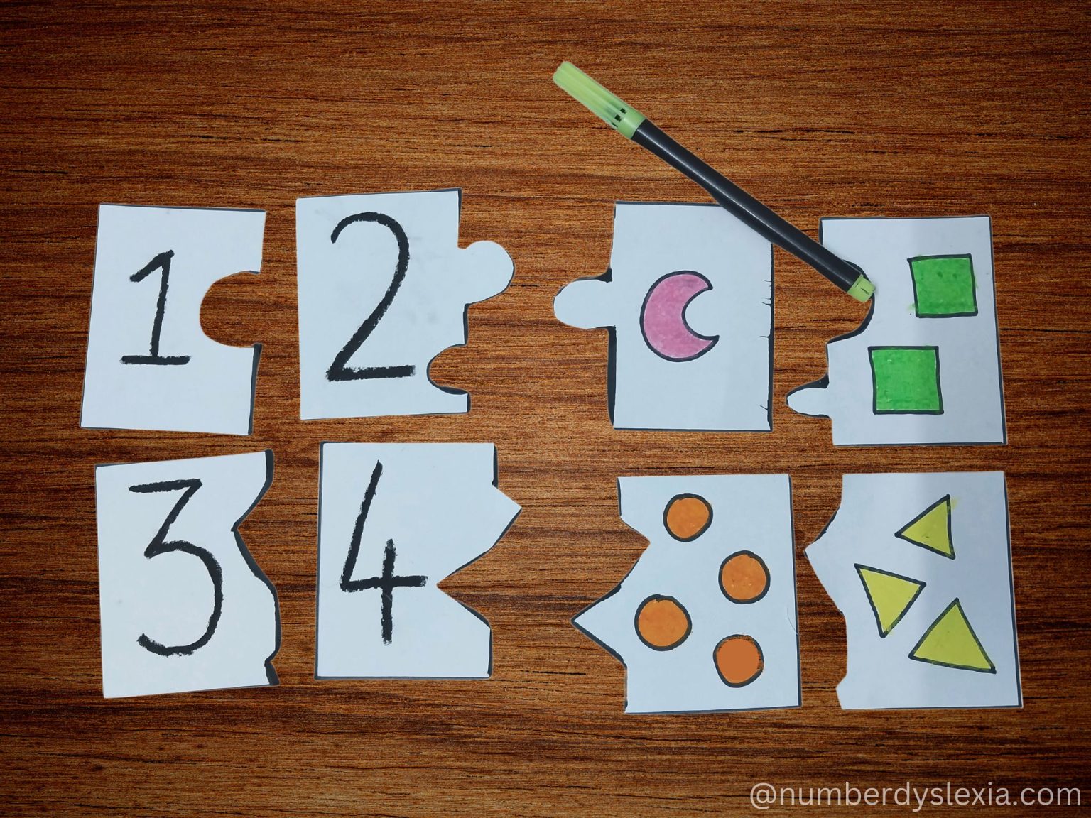 DIY: Make Fun Number Puzzles At Home - Number Dyslexia