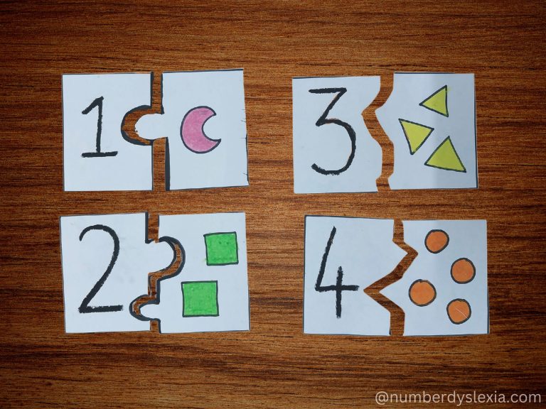 DIY: Make Fun Number Puzzles At Home - Number Dyslexia