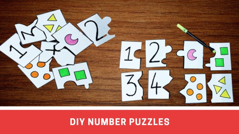 DIY: Make Fun Number Puzzles At Home - Number Dyslexia