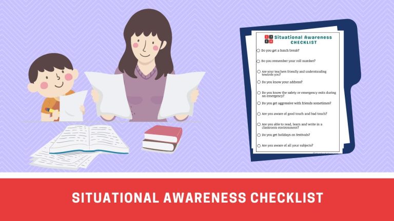 Printable Situational Awareness Checklist [Pdf Included] - Number Dyslexia