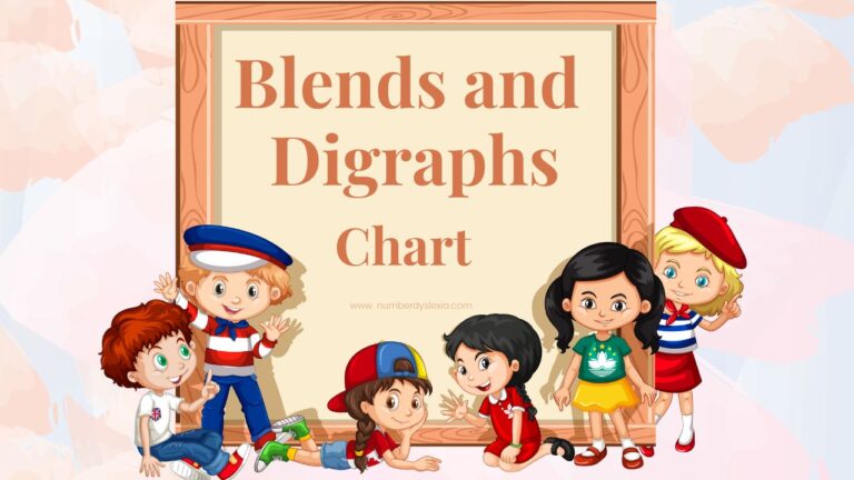 Printable Blends And Digraphs Chart [PDF Included] - Number Dyslexia