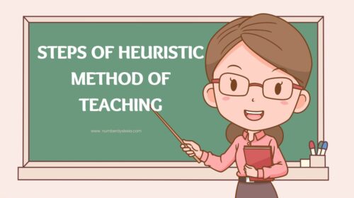 Steps Of Heuristic Method Of Teaching - Number Dyslexia