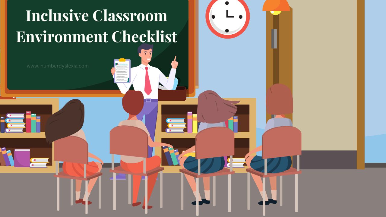 Inclusive Classroom Environment Checklist PDF Included Number Dyslexia