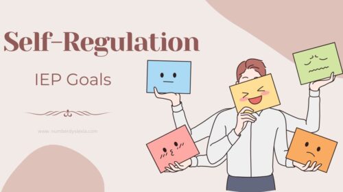 10 Self-Regulation IEP Goals - Number Dyslexia