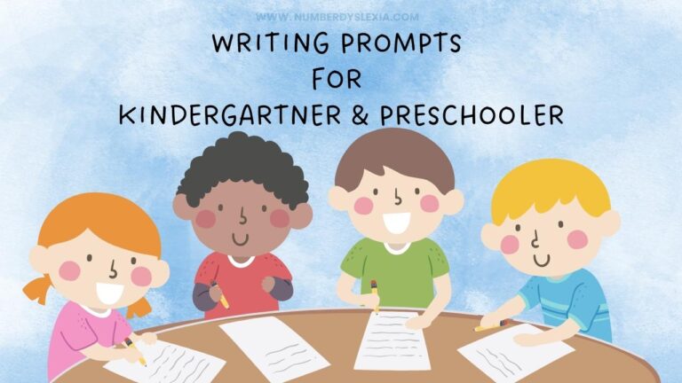 10 Writing Prompts For Kindergarteners And Preschoolers With Pictures ...