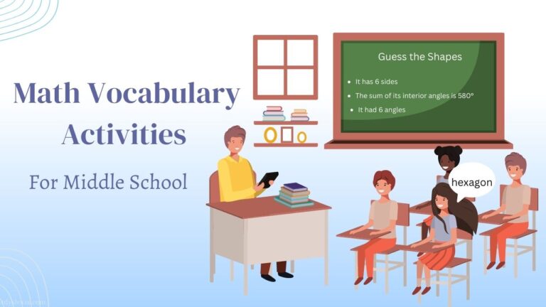 10 Engaging Math Vocabulary Activities For Middle School Students ...