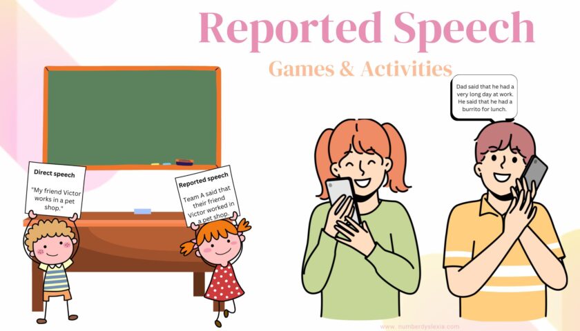 10 Fun Reported Speech Games And Activities - Number Dyslexia