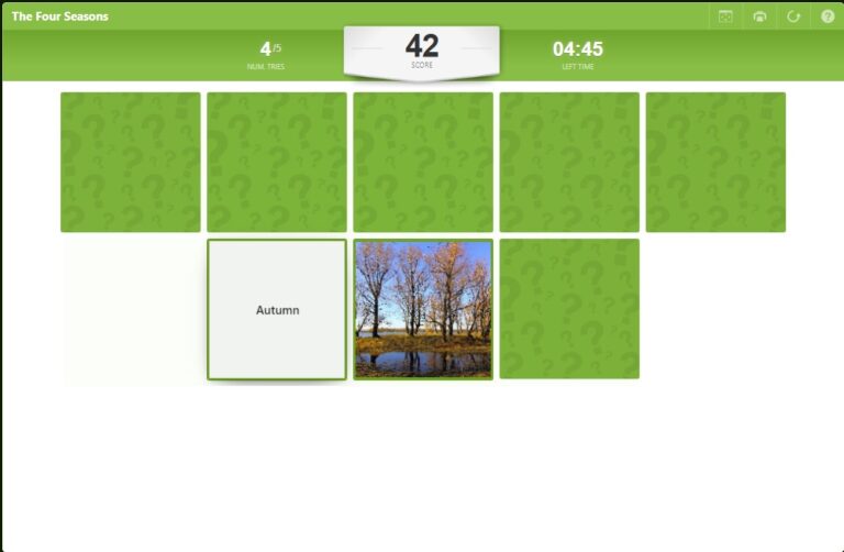 10 Free Four Seasons Games To Play Online - Number Dyslexia