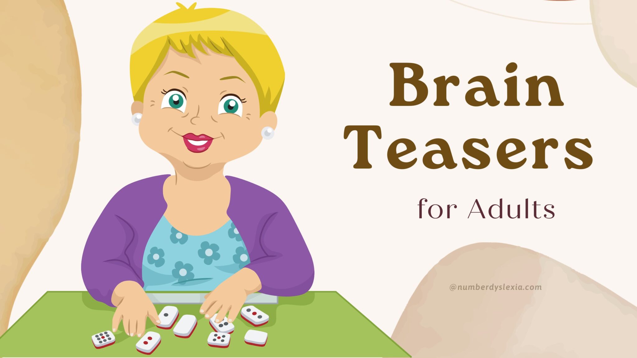 Fun Brain Teasers For Adults - Number Dyslexia