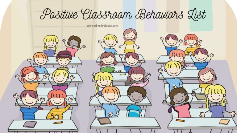 Printable Positive Classroom Behaviors List [PDF Included] - Number ...