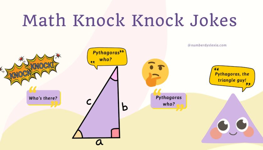 26 Math Knock Knock Jokes To Tickle Your Funny Bones - Number Dyslexia
