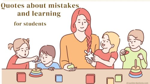 50 Quotes About Mistakes And Learning For Students - Number Dyslexia