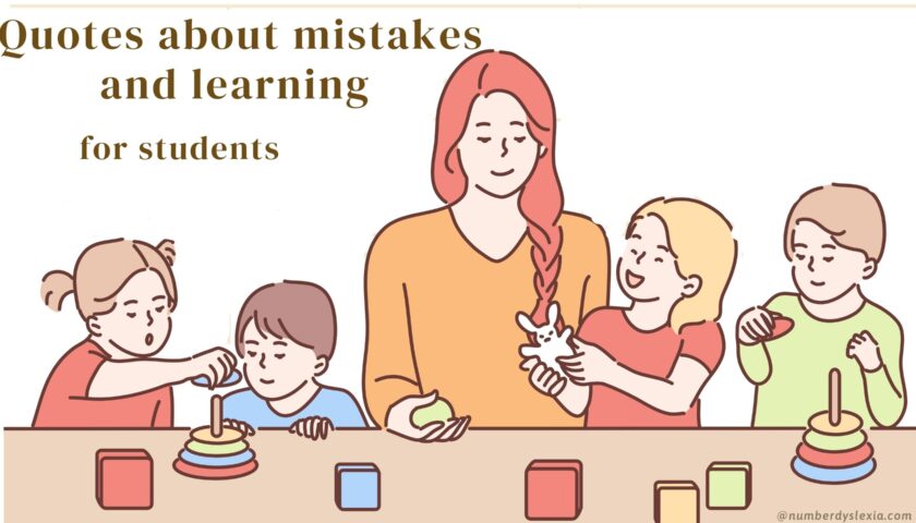 50 Quotes About Mistakes And Learning For Students - Number Dyslexia