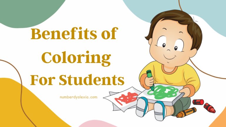 Benefits Of Coloring For Students - Number Dyslexia