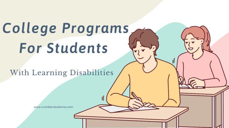 5 College Programs For Students With Learning Disabilities - Number ...