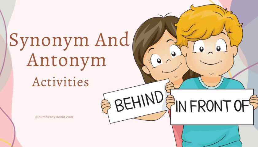 10 Classroom Activities For Learning Synonyms And Antonyms - Number ...