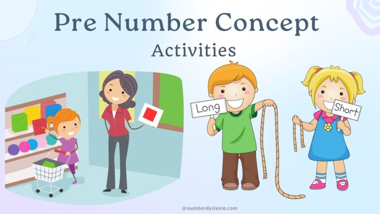 8 Engaging Activities For Learning Pre-Number Concepts - Number Dyslexia
