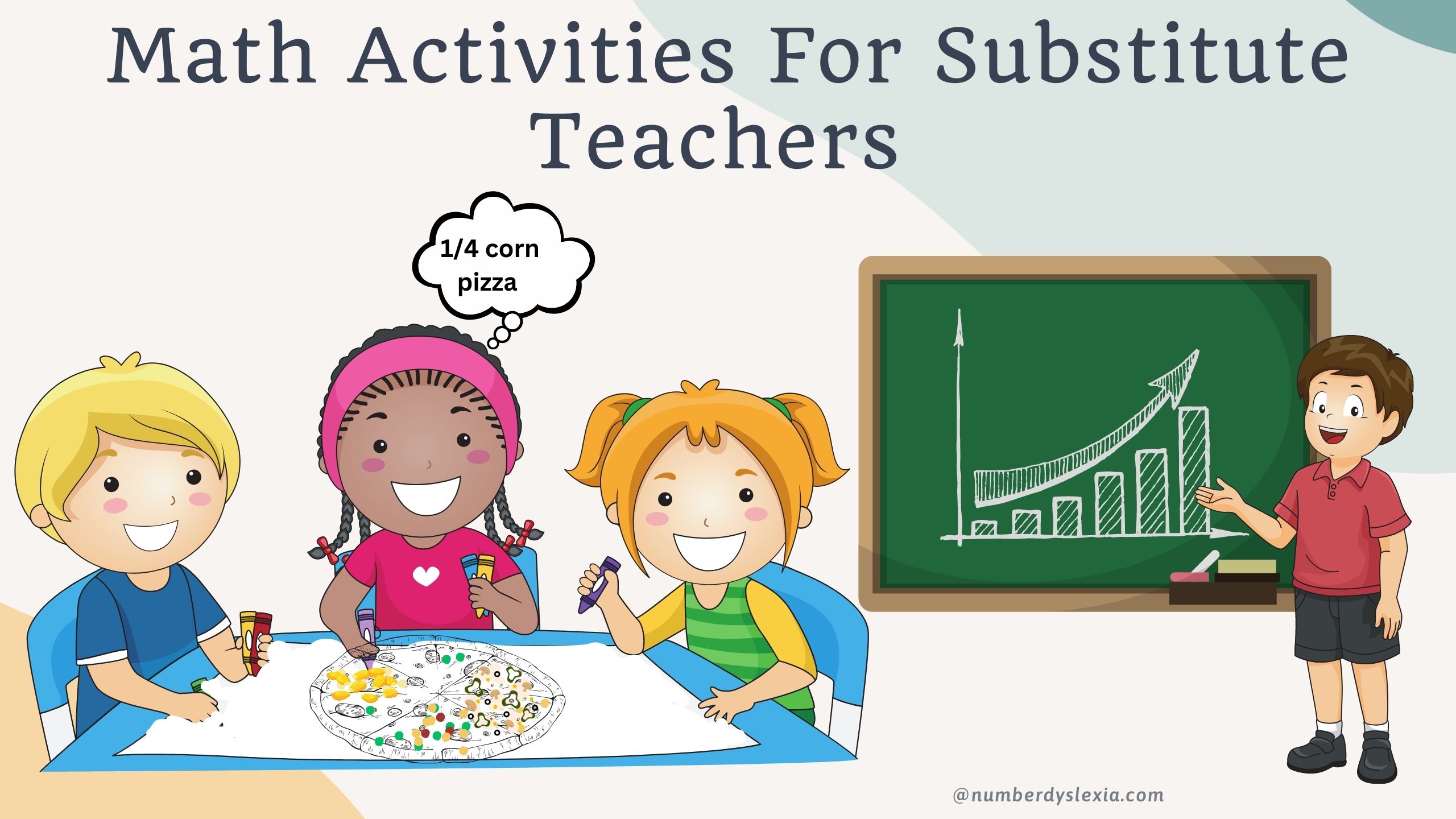8 Fun Math Activities For Substitute Teachers Number Dyslexia