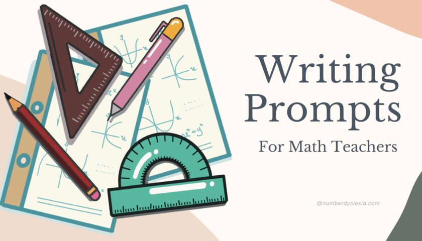 59 Writing Prompts For Math Teachers [PDF Included] - Number Dyslexia