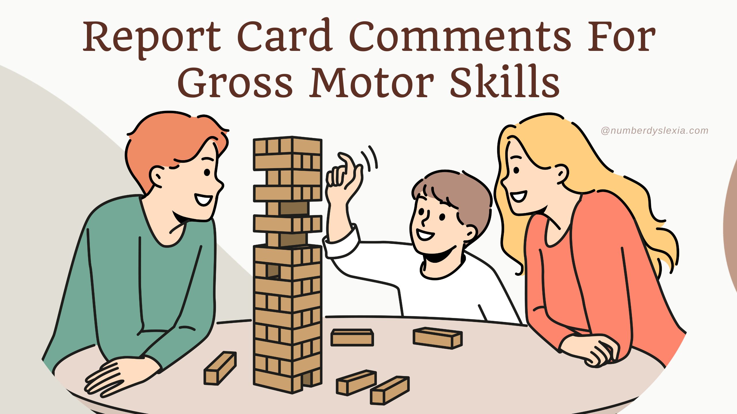100 Report Card Comments Examples For Gross Motor Skills PDF Included