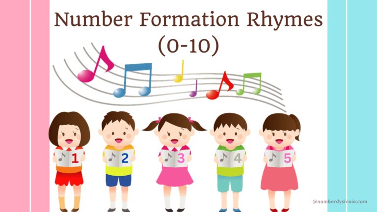 Printable Number Formation Rhymes 0-10 [PDF Included] - Number Dyslexia