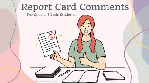 160 Report Card Comments For Students With Special Needs [PDF Included ...