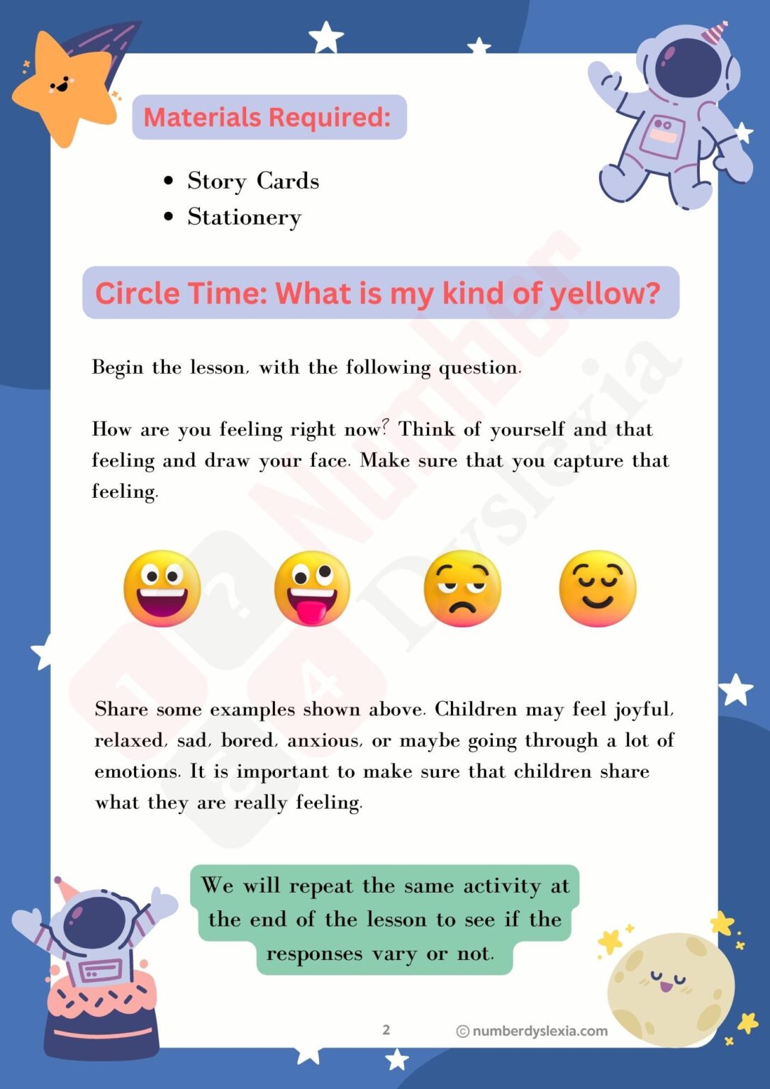 Printable Sequencing Lesson Plan for Kindergarten [PDF Included ...