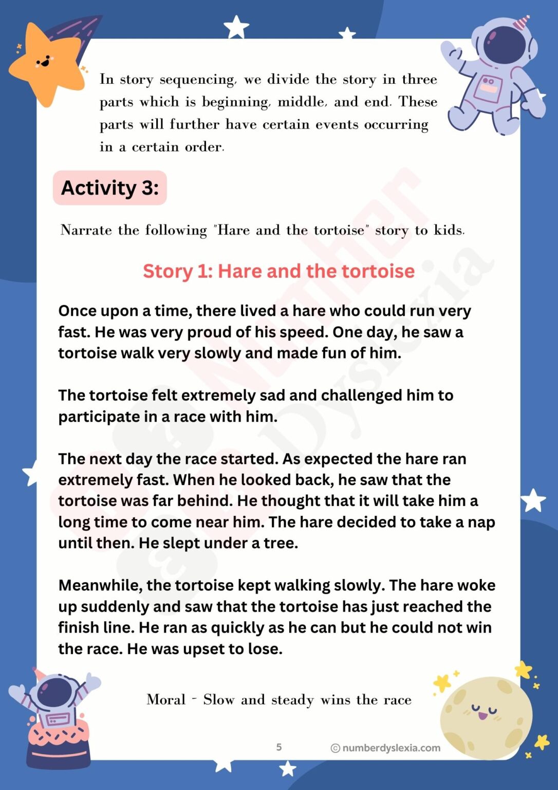 Printable Sequencing Lesson Plan for Kindergarten [PDF Included ...