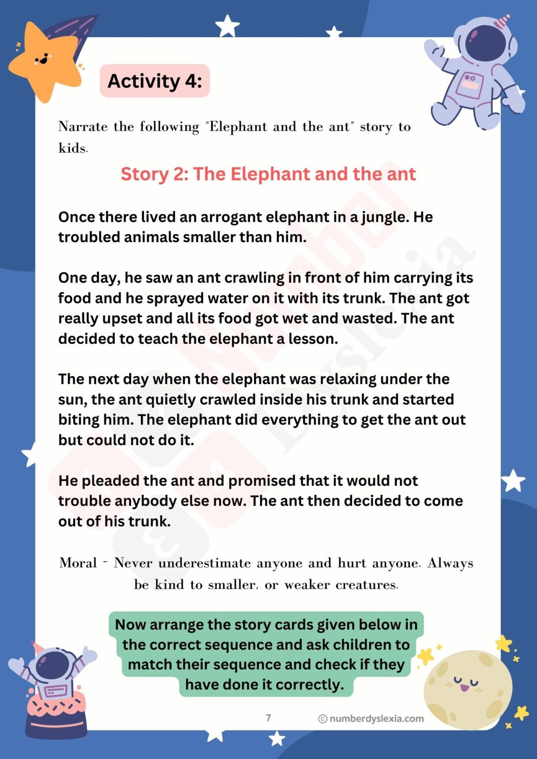 Printable Sequencing Lesson Plan for Kindergarten [PDF Included ...