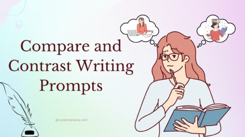 50 Compare and Contrast Writing Prompts [PDF Included] - Number Dyslexia