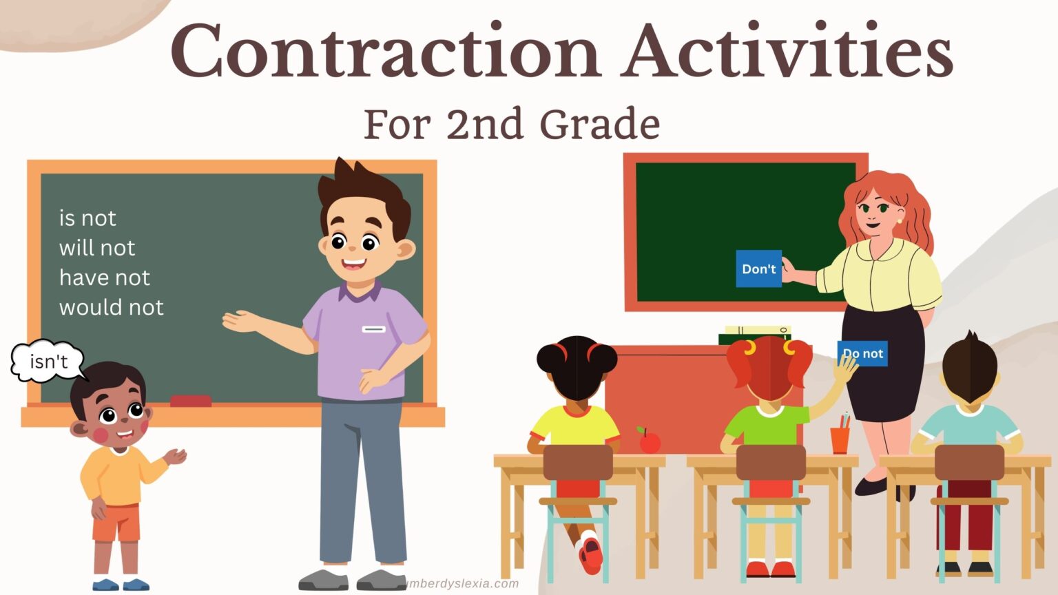 8 Educational Activities For Learning Contractions In 2nd Grade ...