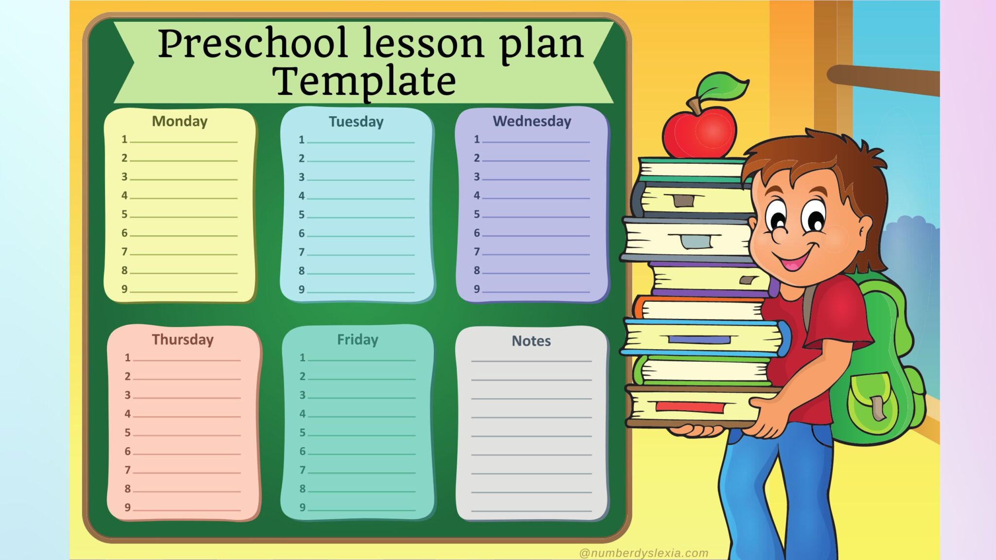 Preschool Lesson Plan Template Word Prntbl concejomunicipaldechinu gov co