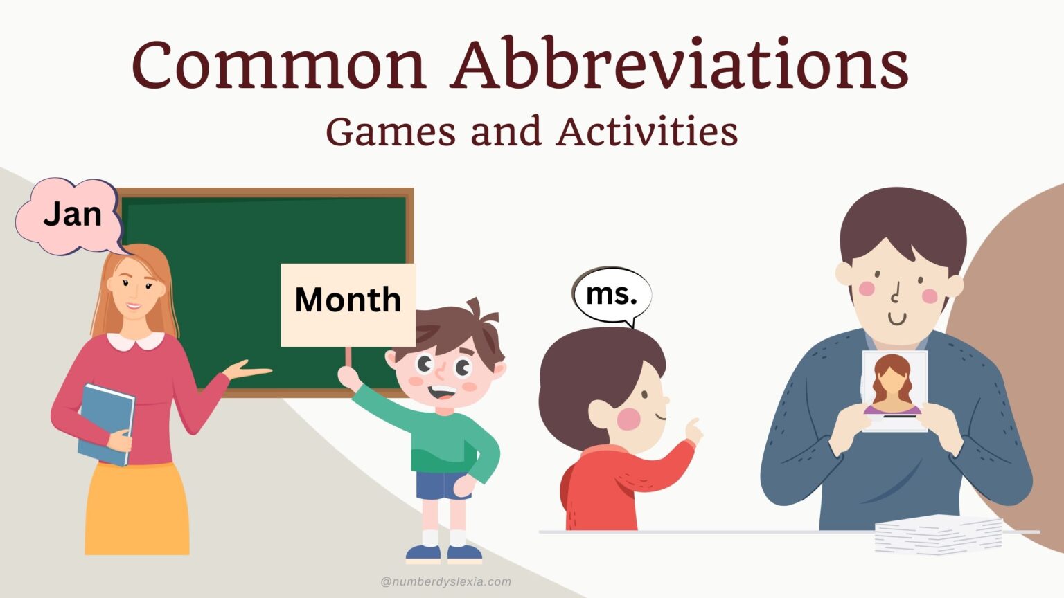 10 Fun Games & Activities For Learning Common Abbreviations - Number ...