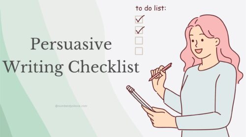 Printable Persuasive Writing Checklist [PDF Included] - Number Dyslexia