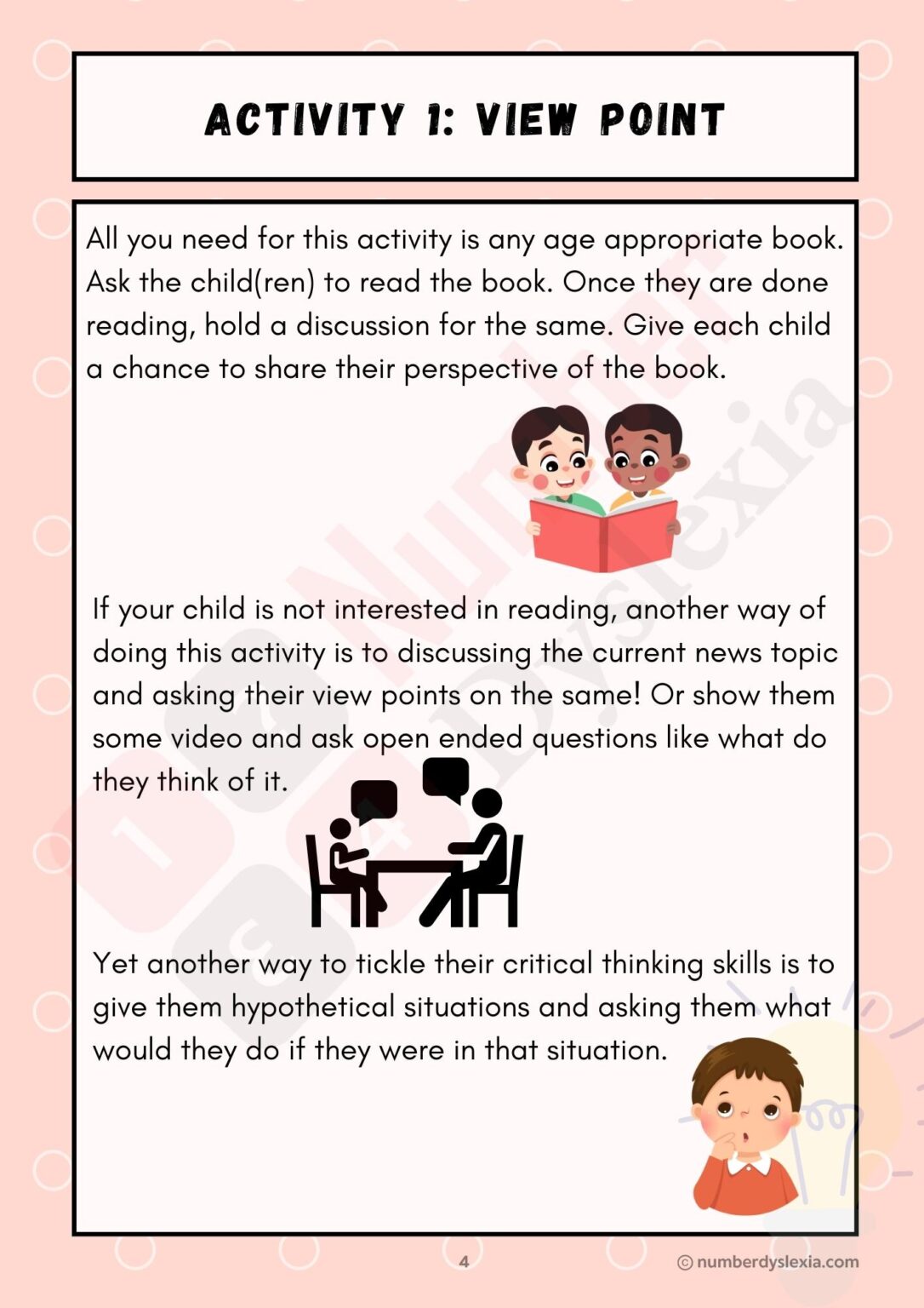 Printable Critical Thinking Lesson Plan [PDF Included] - Number Dyslexia