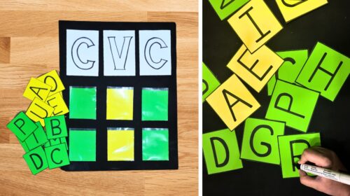 DIY CVC Pocket Chart - Number Dyslexia